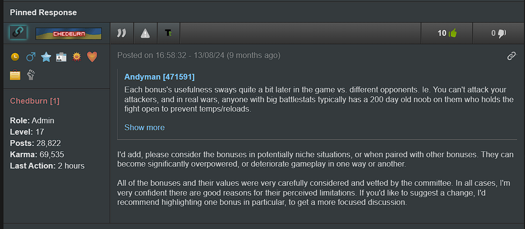 Forums | TORN